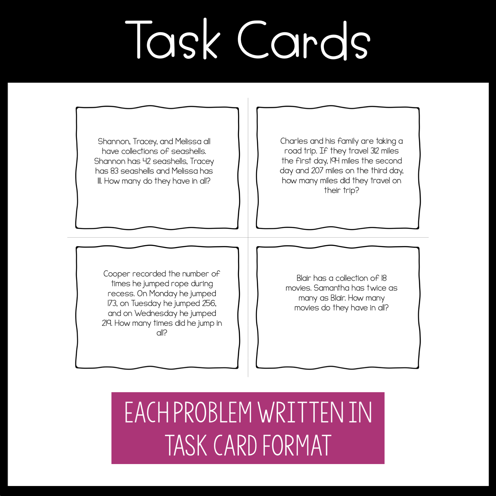 Developing critical thinking skills with multi-step word problems