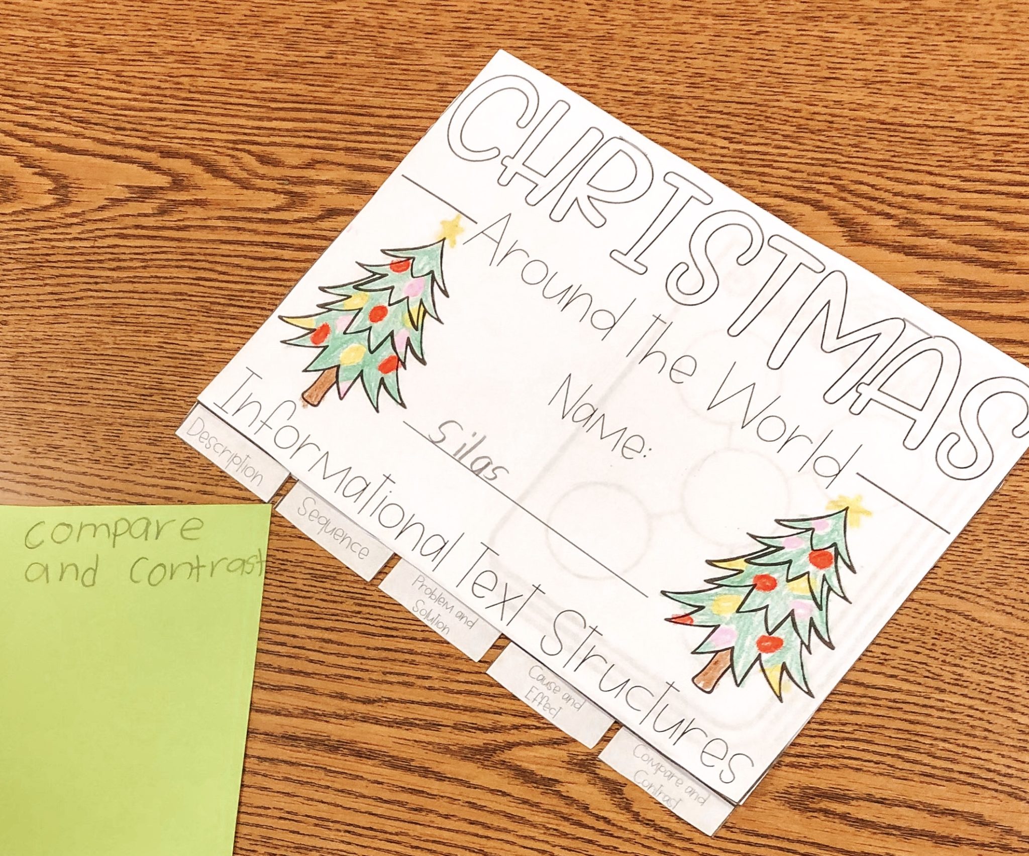 Christmas Around the World: Informational Text Structure Book