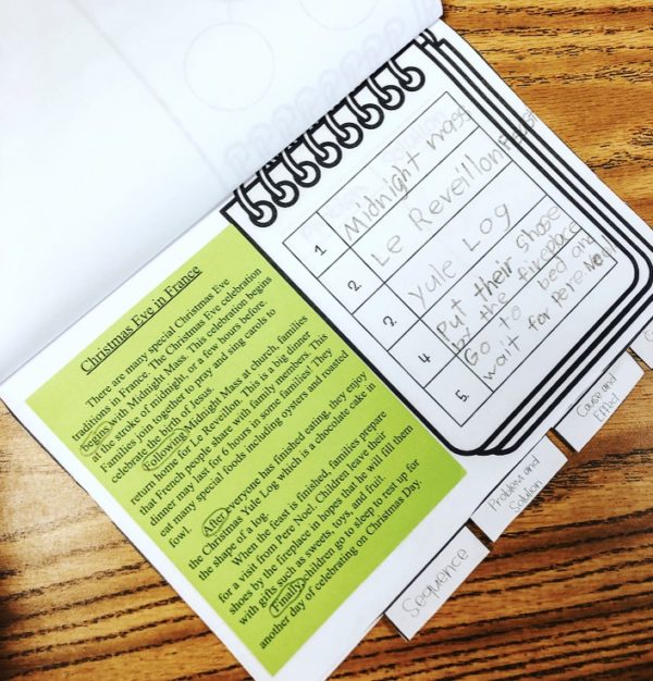 Christmas Around the World: Informational Text Structure Book