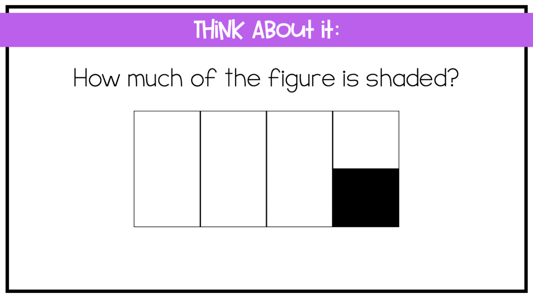 Fraction Math Activities for third graders