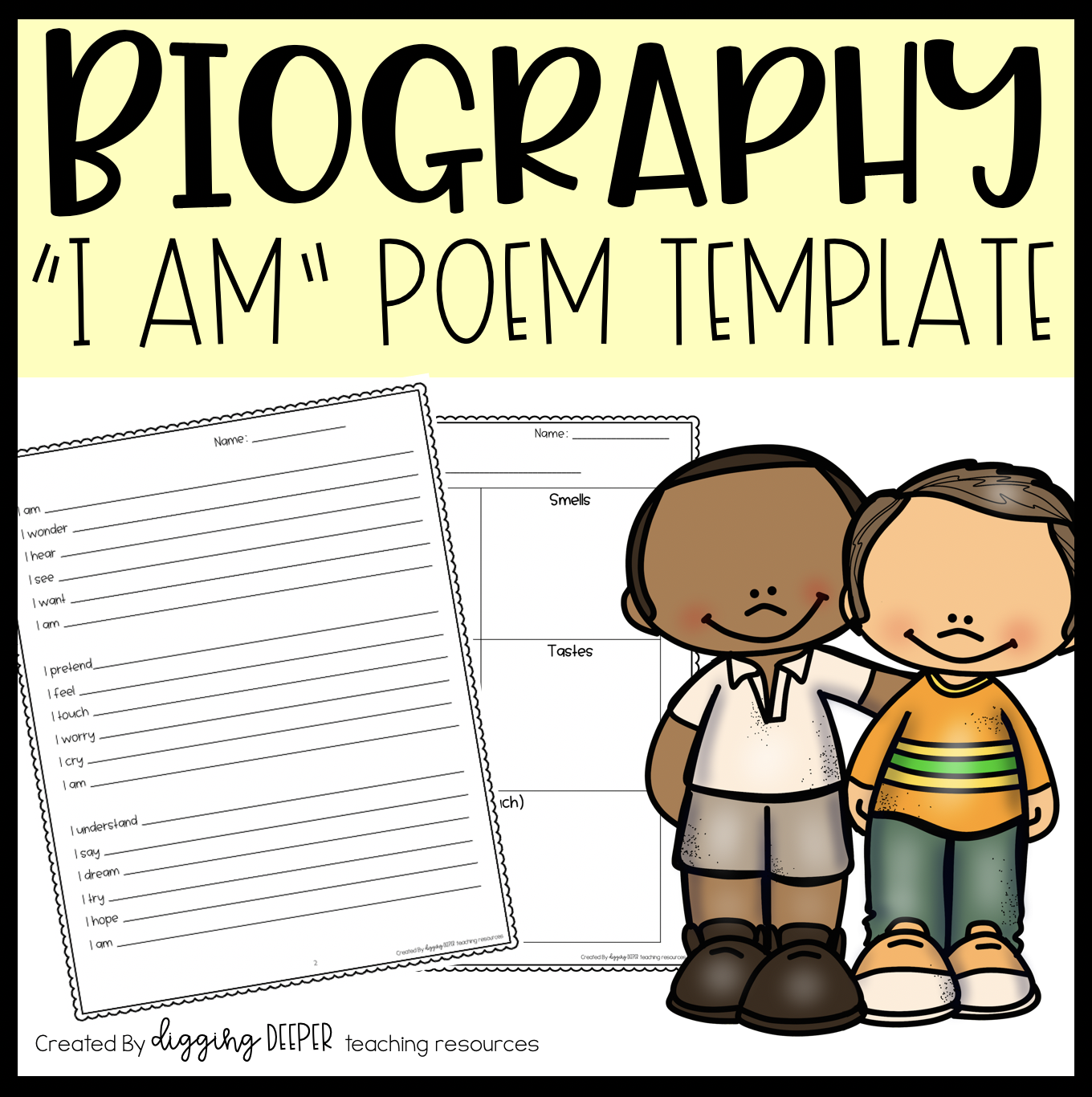 Easy and Effective Biography Response Poems