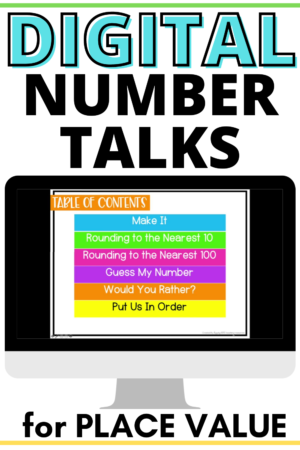 Place Value Digital Number Talks