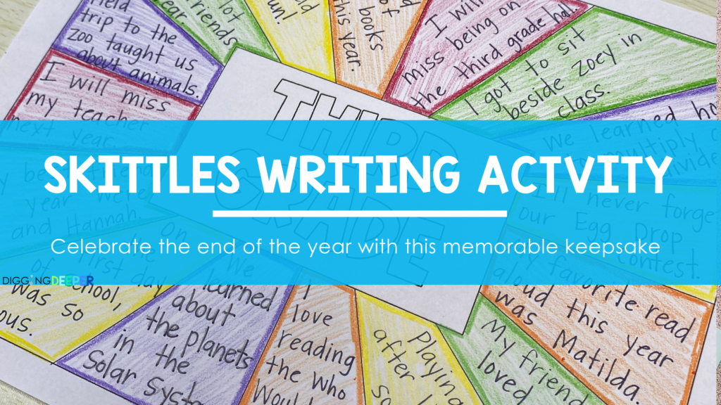 Create a Memorable Keepsake with this Skittles End of Year Writing ...