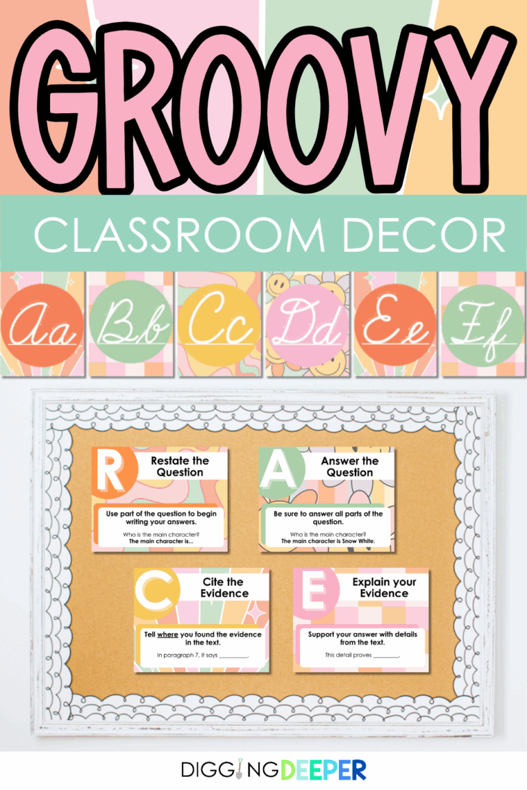How to Decorate Your Classroom with a Retro Groovy Theme